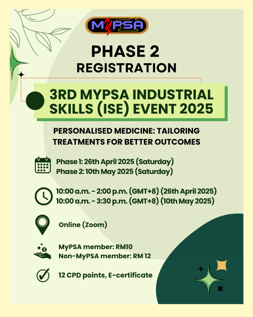 3rd MyPSA Industrial Skills Event (ISE) 2025 - Phase 2 Registration - MyPSA